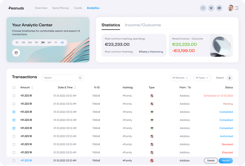Peanuds - Payments Simplified